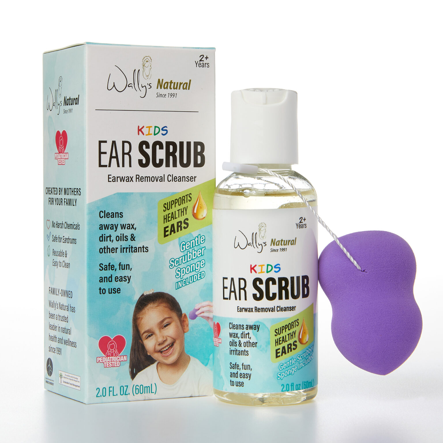 Wally’s Natural Kid’s Ear Scrub, 2 fl oz - Wally's Natural
