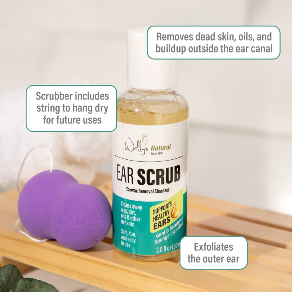 Wally’s Natural Adult Ear Scrub, 2 fl oz - Wally's Natural